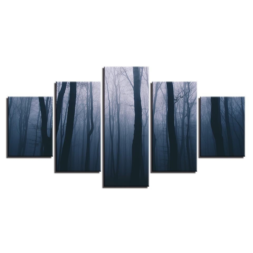 Haunted Forest Trees Canvas Framed Large – The Force Gallery
