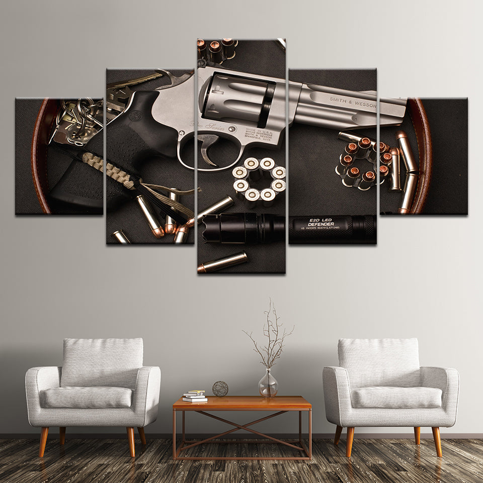 Abstract Gun Painting
