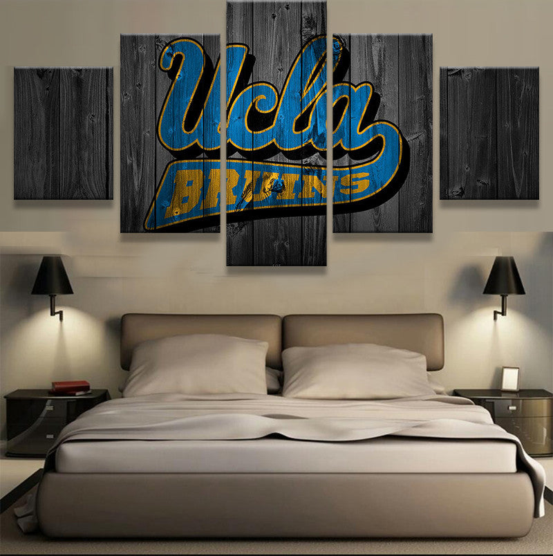UCLA Bruins Wall Print - A Beautiful Barnwood-Style Canvas | The Force ...