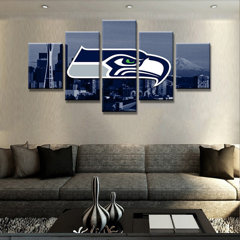 Seattle Seahawks Wall Canvas - A Stunning Cityscape! | The Force Gallery
