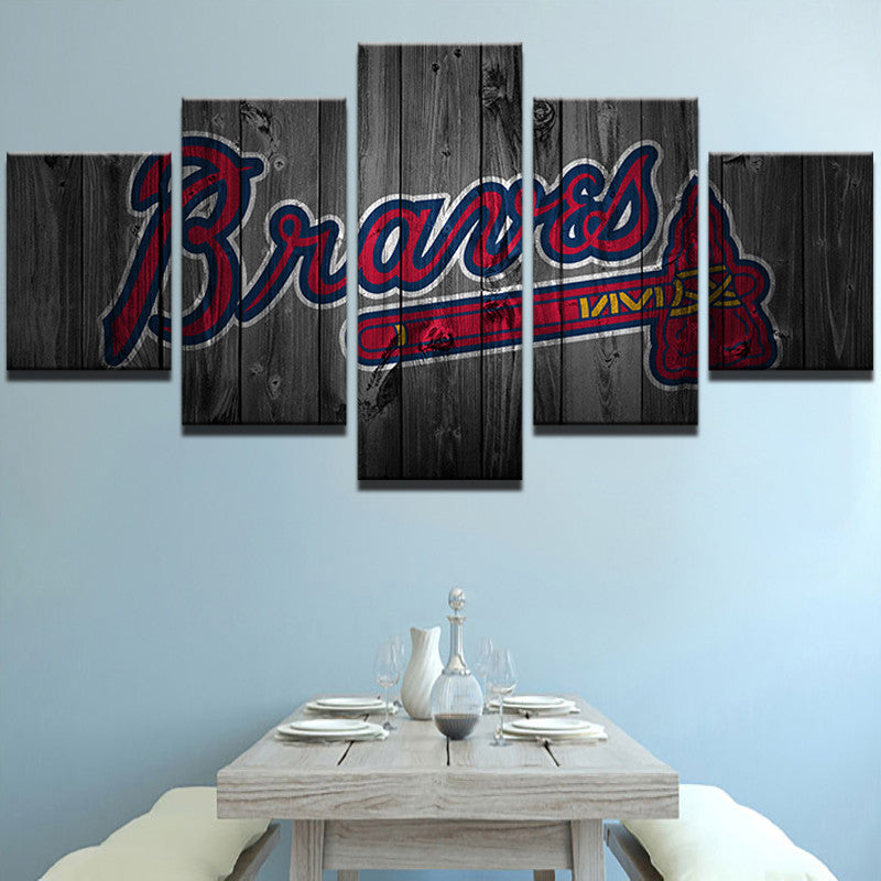 Atlanta Braves Wall Canvas - Support Your Favorite Baseball Team! | The ...